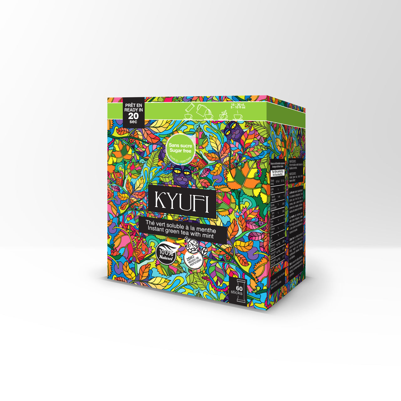 Instant Mint Green Tea - Sugar Free – KYUFI
